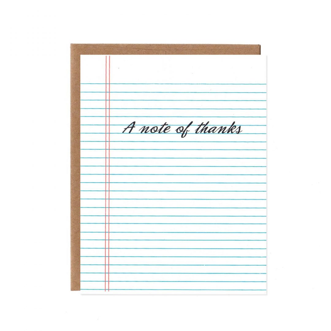 12 cool thank you cards that will even have teens picking up a pen.