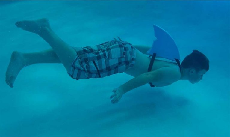 The shark fin pool toy: Because scaring friends is the best part of summer!