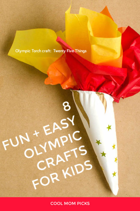 9 Olympics crafts for kids to celebrate the Winter games in PyeongChang