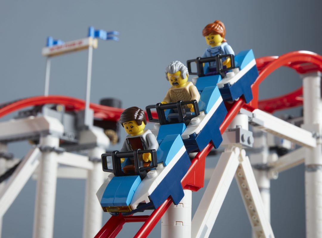 A look at the new LEGO Creator Expert Roller Coaster set. Just...wow.