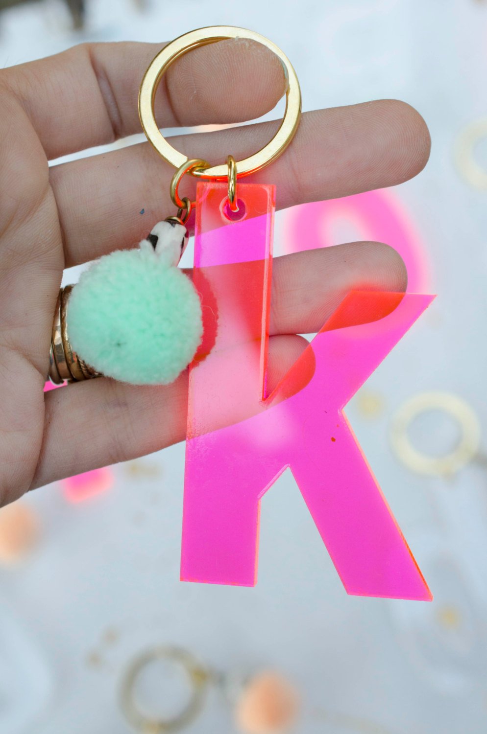 Personalized keychains + backpack charms to send kids back to school ...