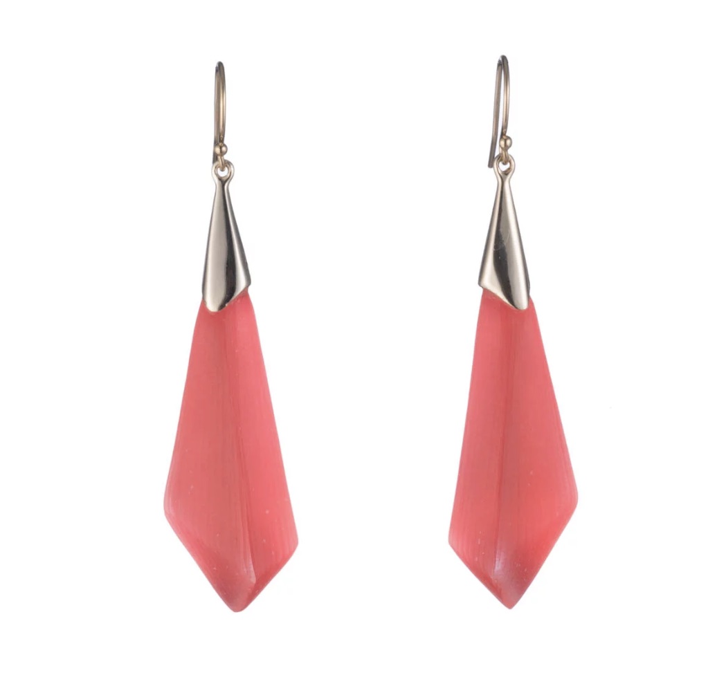 Cute coral earrings: An easy, affordable way to wear Pantone's color of ...