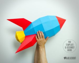 This amazing DIY rocket craft is perfect for kids now obsessed with the ...