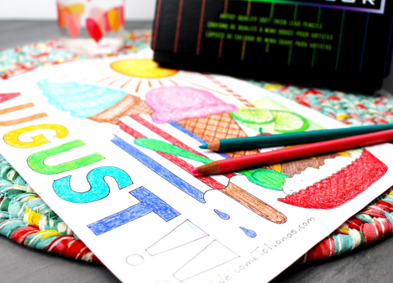 25 beautifully illustarted free summer coloring pages for kids