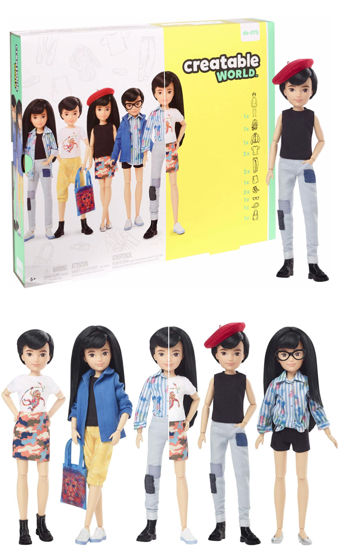 Mattel launches the first gender-neutral dolls for kids and everything about this is beautiful.