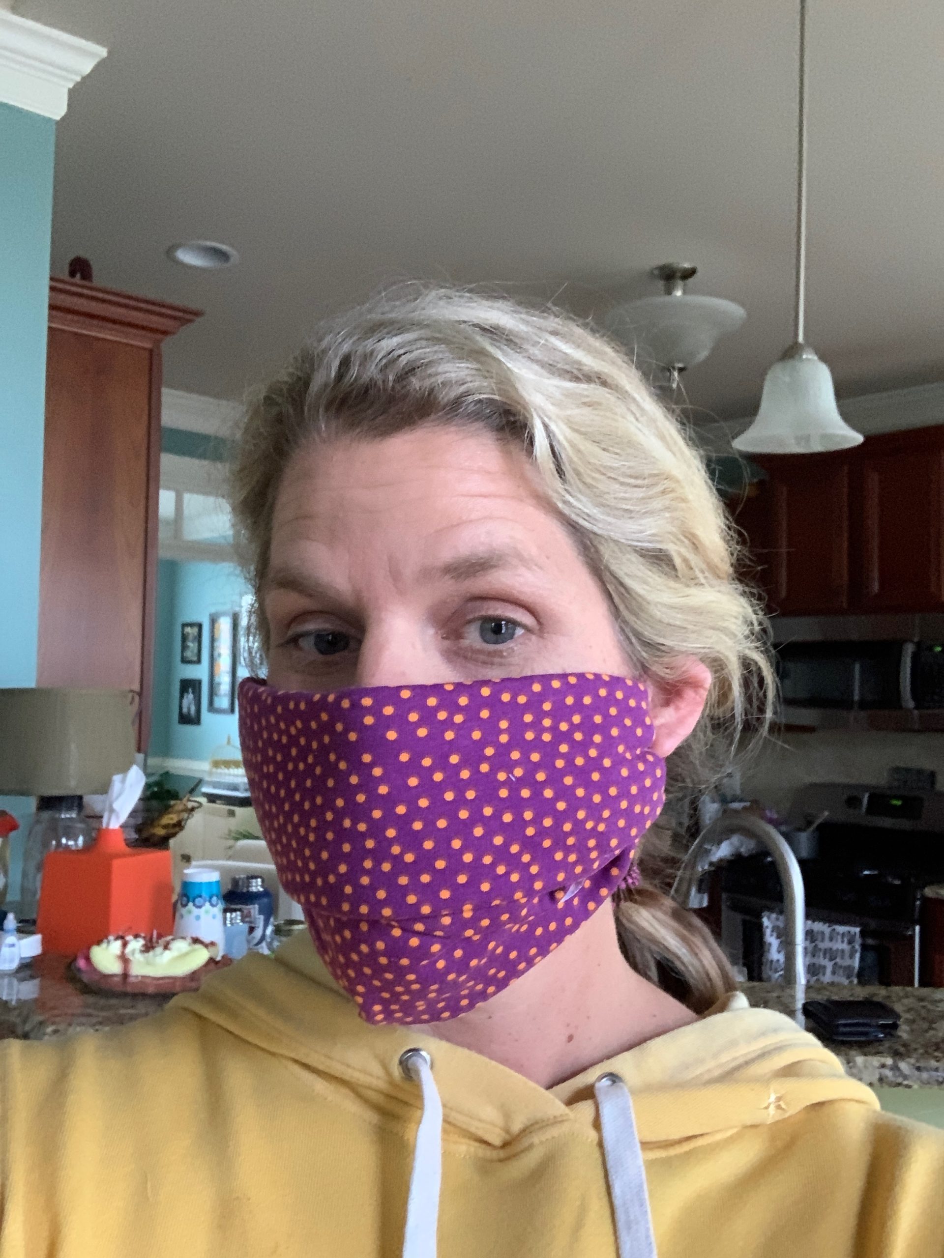 The world's easiest DIY face mask tutorial, no sewing required.