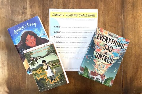 Download this free, printable summer reading list challenge for kids