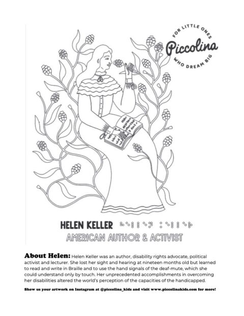 21 fabulous, famous women coloring pages for Women's History Month
