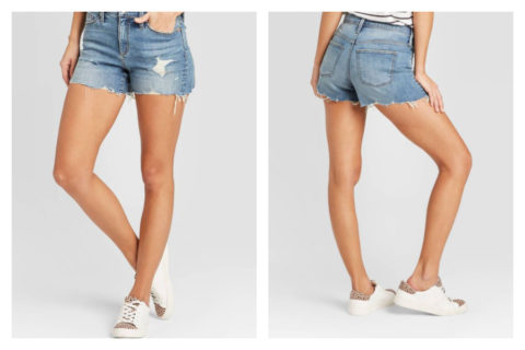 My all-time favorite jean shorts are back at Target. Hooray!
