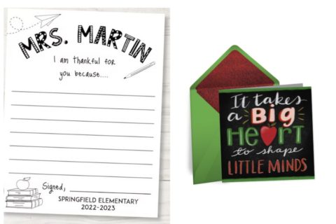 5 teacher thank-you note tips for a message to remember.